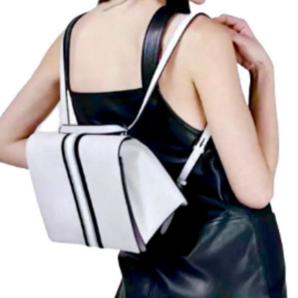 Botkier | Bags | Botkier Dove Gray Austin Convertible Leather Backpack ...